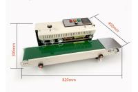China Stainless Steel Aluminum Foil Plastic Bag Automatic Continuous Band Sealer Machine for sale