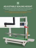 China Electric Driven 40 KG Continuous Vertical Bag Sealing Machine Band Sealer for sale