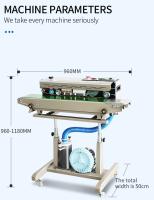 China 960*505* 960-1108MM Size Automatic Vacuum Sealing Machine with Nitrogen Gas Filling for sale