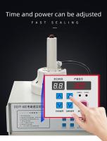 China Max Speed 50pcs/min Portable Plastic Bottle Aluminium Foil Induction Sealing Machine for sale