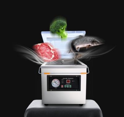 China Commercial Single Chamber Vacuum Packaging Machine for L390*W285*H90mm Chamber Size for sale