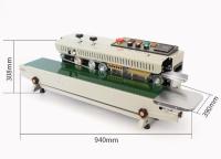 China Temperature Control 0-300Degree Horizontal Plastic Film Bags Heat Sealing Machine 770W for sale