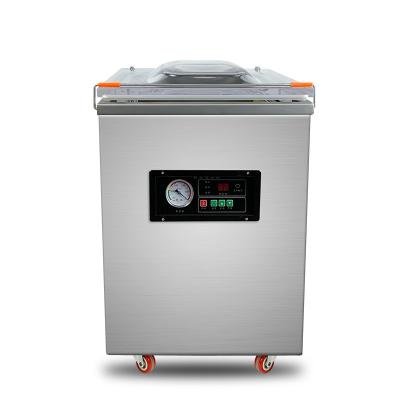 China 220/110V Single Chamber Vacuum Sealer for Commercial Food and Meat Packing Machine for sale