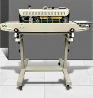 China Vertical Floor Standing Sealing Band Sealer Machine For Plastic Bag Max Speed 12m/min for sale