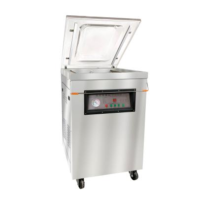 China Electric Vertical Single Chamber Food Vacuum Sealing Machine DZ-500/2E for Food Storage for sale