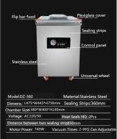 China Commercial Food DZ-360 Automatic Grade Automatic Vacuum Sealer with Automatic Sealing for sale