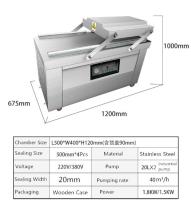 China Seafood Delicatessens Rice Brick Vacuum Packing Machine for Plastic Bag Packaging for sale