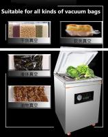 China 900W Vacuum Pump Meat Vacuum Packaging Machine with L380*W400*H140mm Chamber Size for sale