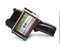 China Single Color Handheld Inkjet Printer for English Number Qr/bar Code at Affordable for sale
