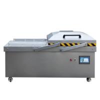 China Pouch Packaging Automatic Double Chamber Aluminum Foil Vacuum Sealer Machine Advantage for sale