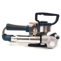 China B19 Pneumatic Plastic Belt Tensioner Tapes Strapping Machine for PP PET Banding Tools for sale