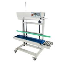 China 50kg Max Load Weight Continuous Band Sealer FR-1120L Vertical Heavy Load Plastic Sealer for sale