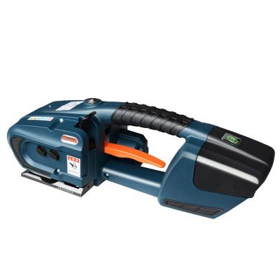 China PP/PET Electric Battery Powered Plastic Strapping Tool for 13-16mm Strap 2-5s Welding Time for sale