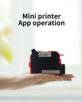 China 12.7 mm Printing Height Mini Handheld Bottle Inkjet Printer for Paper Material for sale