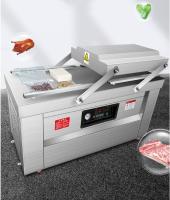 China 600x20mm Sealing Strip Size Double Chamber Fruit and Vegetable Vacuum Packing Machine for sale