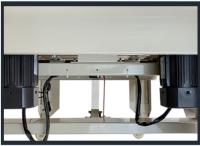 China 220V/50HZ Left And Right Drive Carton Sealing Machine Semi Automatic Carton Sealer for sale