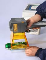 China Easy To Move 20W 30W Portable Metal Engraver with Air Cooling Engraving Area 100x100mm for sale