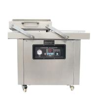 China 220V/50HZ DZ-400/SA Flatbed Double Chamber Food Vacuum Packing Machine For Meat Rice Fish for sale
