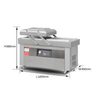 China Electric Driven DZ-400 2SB Semi Automatic Fish Meat Vegetable Vacuum Packing Machine for sale