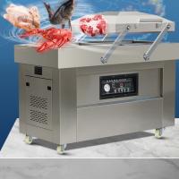 China Electric Driven DZ-400 2SB Semi Automatic Fish Meat Vegetable Vacuum Packing Machine for sale