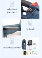 China Electric Handheld Plastic PP/PET Bundle Wrapping Strapping Tool with Battery Power for sale