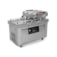 China 800W Sealing Power DZ-500/2SA Automatic Double Chamber Meat Vacuum Packing Machine for sale