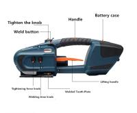 China Portable Battery Electric Pallet Strapping Packing Machine with Welding Time of 2-5s for sale
