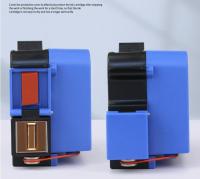 China Expiry Date Logo Portable Printer Machine 2-12.7mm Height Red Ink 50M/MIN Print Speed for sale