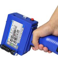China Plate Type TIJ Printer Intelligent Handheld Data Logo Inkjet Gun for Quick Drying Ink for sale