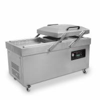 China Plastic Packaging Double Chamber Vacuum Bag Sealer for Dry Food Vegetable Fish Fruits for sale