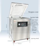 China Garment Shops Single Chamber Vacuum Sealer with Electric Drive and CE Certification for sale