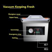 China DZ-260 Household Desktop Small Food Vacuum Packaging Machine Chamber Size L390*W285*H90mm for sale