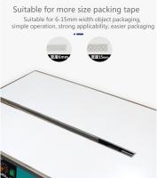 China Electric Single Motor Low Table PP Strapping Machine with Belt Tabletop to Benefit for sale