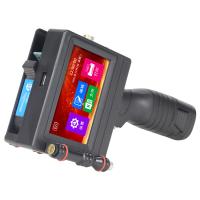 China Carton Paper Metal Glass Plastic Bag Handheld Inkjet Printer 2-12.7mm Printing Height for sale