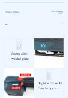 China 220V Electric Battery Power Strapping Hand Held Strapping Making Machine with CE for sale