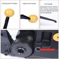 China Hand A333 Manual Stainless Steel Metal Buckle Free Steel Combination Strapping Tool For Straps for sale