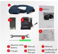 China Popular Plastic PP PET Strapping Tool with Three Models Single Gross Weight 5.5 KG for sale