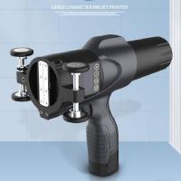 China 30-60mm Large Character Portable Carton Hand Held Gun Inkjet Printer with TIJ Printer for sale
