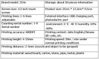 China 2-5mm Printing Distance Metal Carton Plank Inkjet Printer for Expiry Date Printing for sale