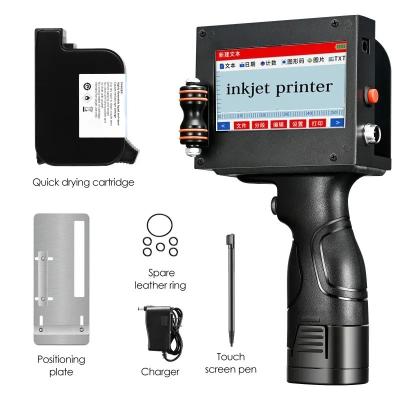 China 240*120*97mm Dimensions Quick Drying Ink Portable Digital Expiry Date Printing Gun Machine for sale