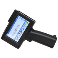 China Mini QR Date Logo Handheld Printer Gun for Bottle Glass Plastic Wood Metal in English for sale