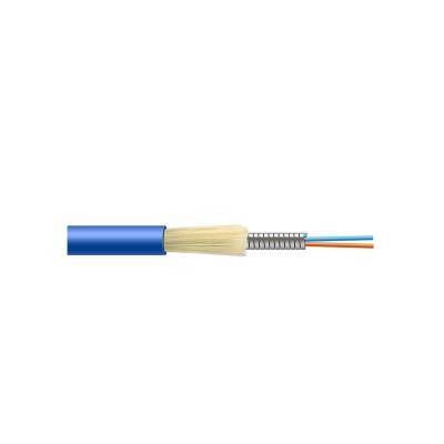 China 1-48 Cores GJFJV Indoor Fiber Cable Manufacture with FRP Central Strengthen Member for sale