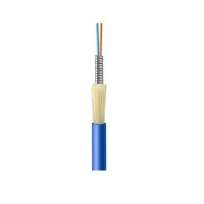 China FTTH 2-144 cores 30cm GJSFJV Indoor Fiber Optic Cable with Singlemode Tight Buffer for sale