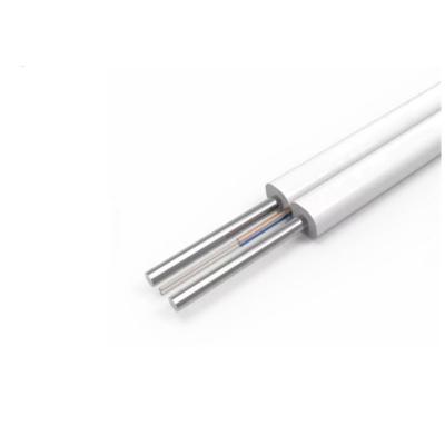 China 1/2/4/8 Core Fiber Optic Indoor/Outdoor FTTH Drop Cable for High Capacity Network for sale