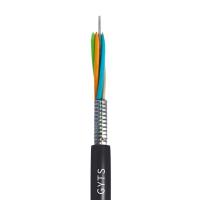 China Outdoor GYTS Fiber Optic Cable with 144 Cores and Durable FRP/Steel Wire Reinforcer for sale
