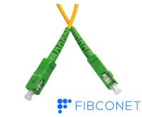 China Number of Conductors 1 SC/APC-SC/APC Sm G652D Simplex Indoor Fiber Optic Patch Cord for sale