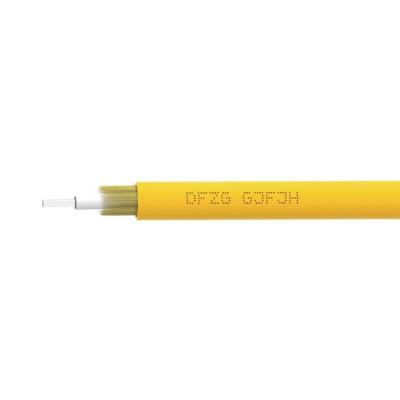 China Indoor FTTH Waterproof Single Core Fiber Optic Cable GJFJV/H with and Flame Retardant for sale