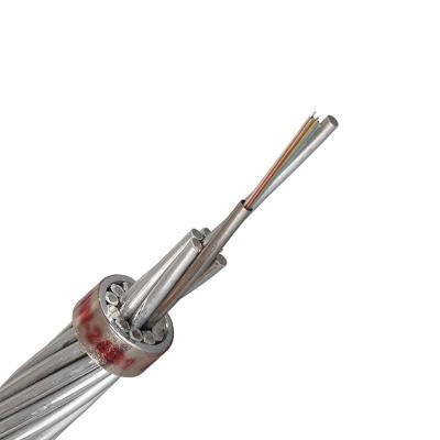 China 2210 kN Stainless Steel Antenna OPGW Outdoor Single-Mode Optical Cable 24 48 96 Core for sale