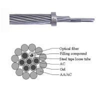 China 2210 kN Stainless Steel Antenna OPGW Outdoor Single-Mode Optical Cable 24 48 96 Core for sale