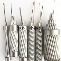 China 2210 kN Stainless Steel Antenna OPGW Outdoor Single-Mode Optical Cable 24 48 96 Core for sale